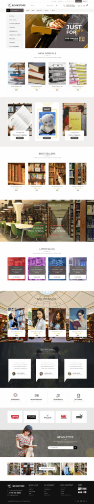 Book Store WordPress Theme | User-Friendly & Stylish - Legacy Themes