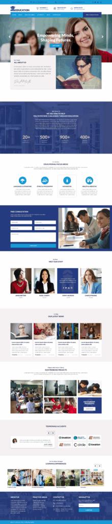 Online Courses WordPress Theme