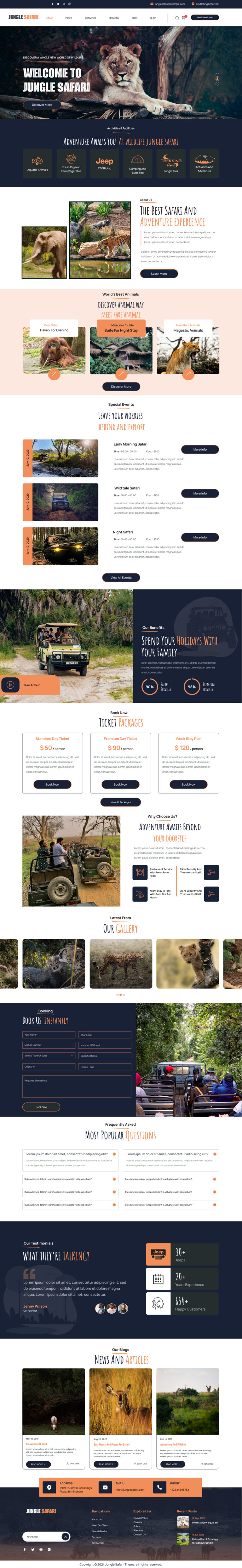 Jungle WordPress Theme