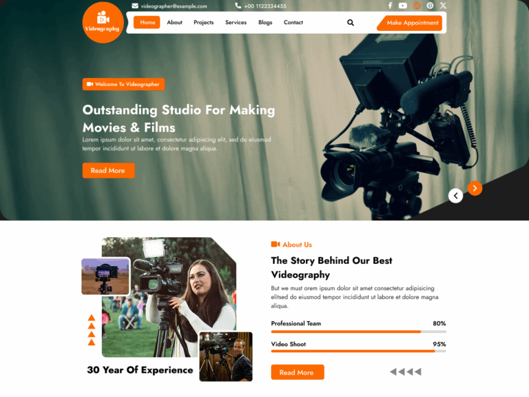 Legacy Video Vlog – Modern WordPress Theme for Vloggers
